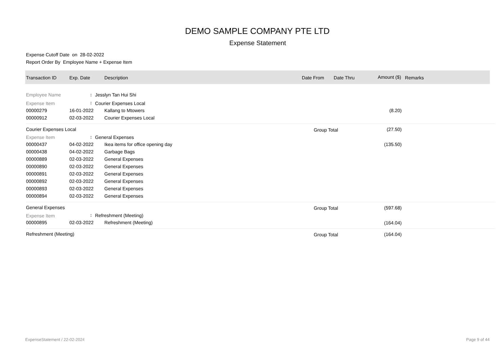 5 Essential Expense Claim Management Reports in Singapore - Opensoft HR